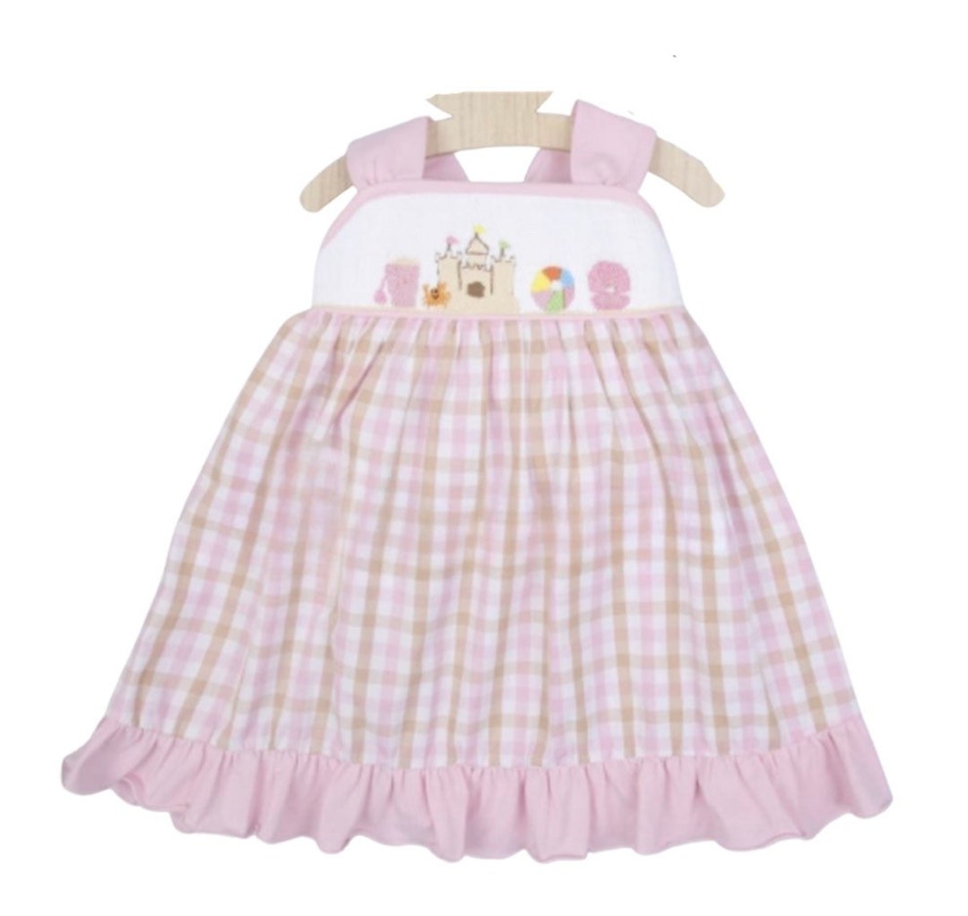 Sandy Castle Hand Smocked Sundress-size Chart Attached With Pictures - Etsy