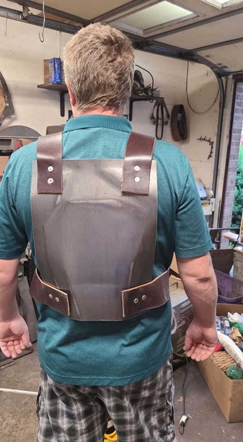 Rust Game Inspired Metal Chest Plate life Size - Etsy