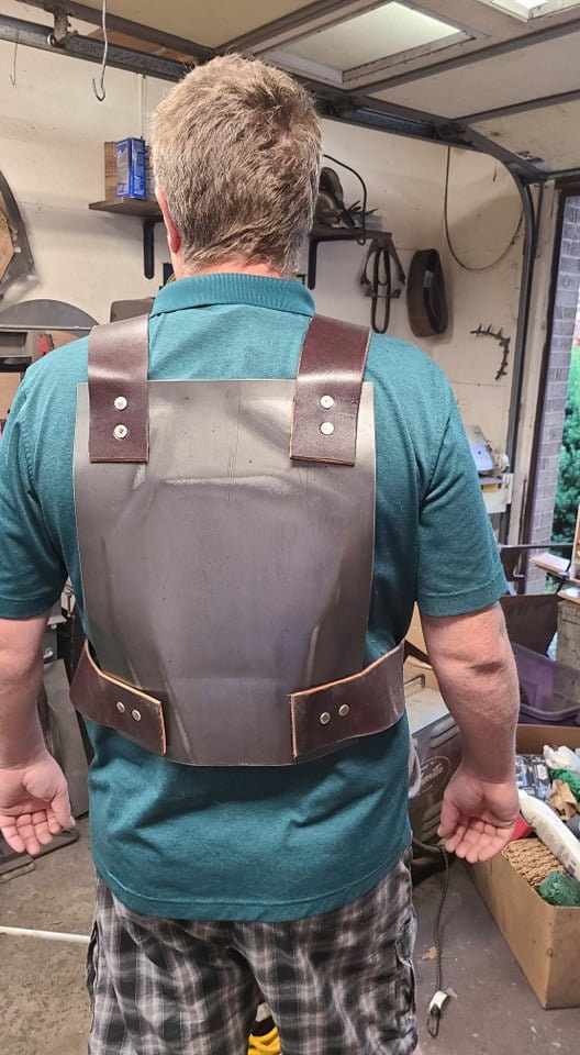Rust Game Inspired Metal Chest Plate (life Size) - Etsy