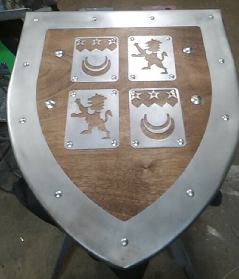 Shield With Family Crest - Etsy