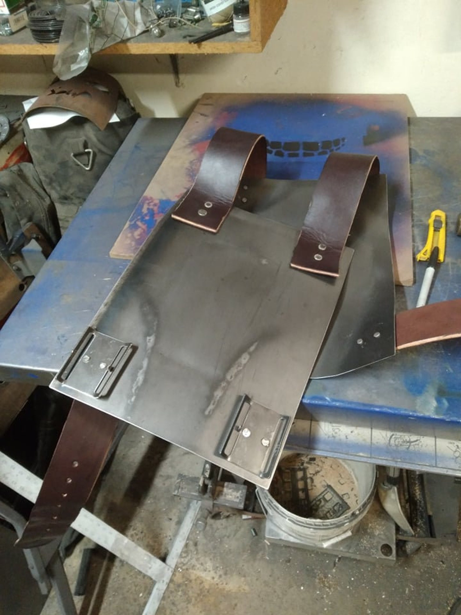 Rust Game Inspired Metal Chest Plate (life Size) - Etsy