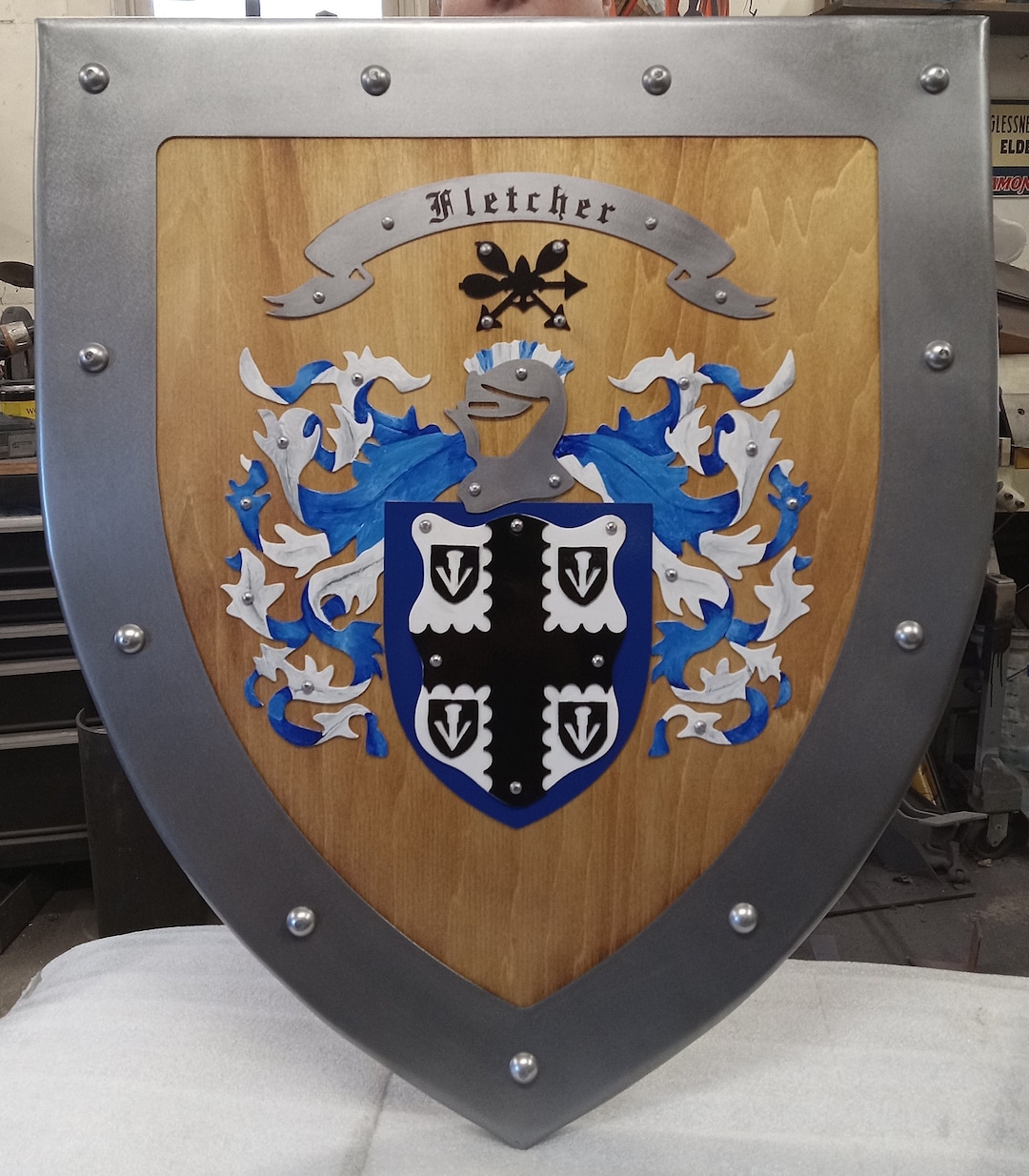 Shield With Family Crest - Etsy