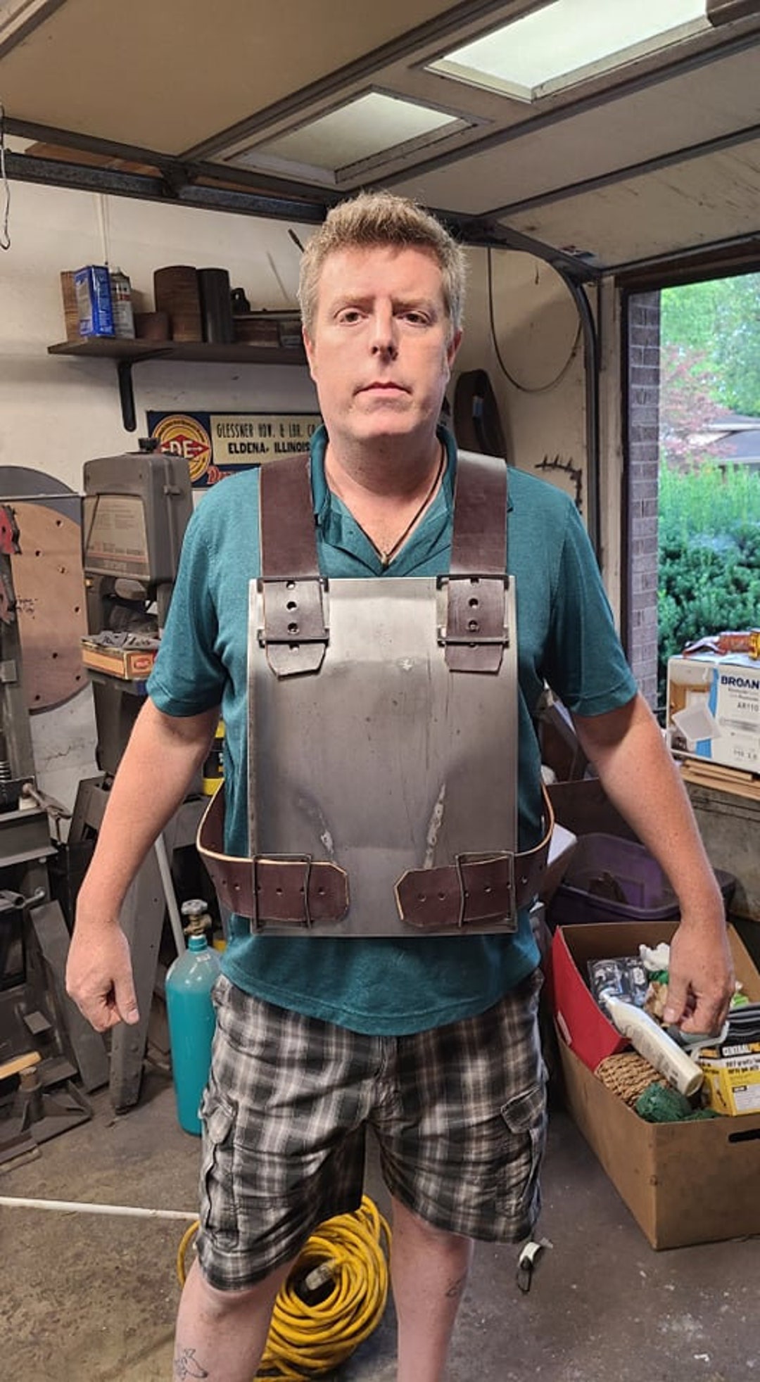 Rust Game Inspired Metal Chest Plate (life Size) - Etsy UK