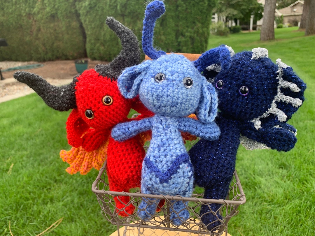 Crocheted Amigurumis, Crochet Impkins, Fantasy Plushies, Stuffed ...