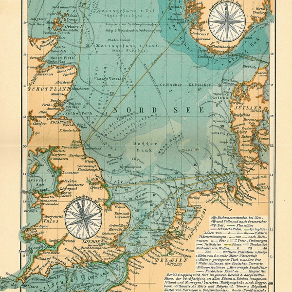 Viking Map of England - Etsy