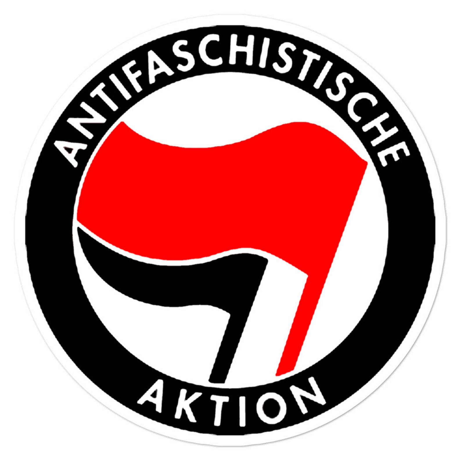 Antifascist Action Sticker | Etsy
