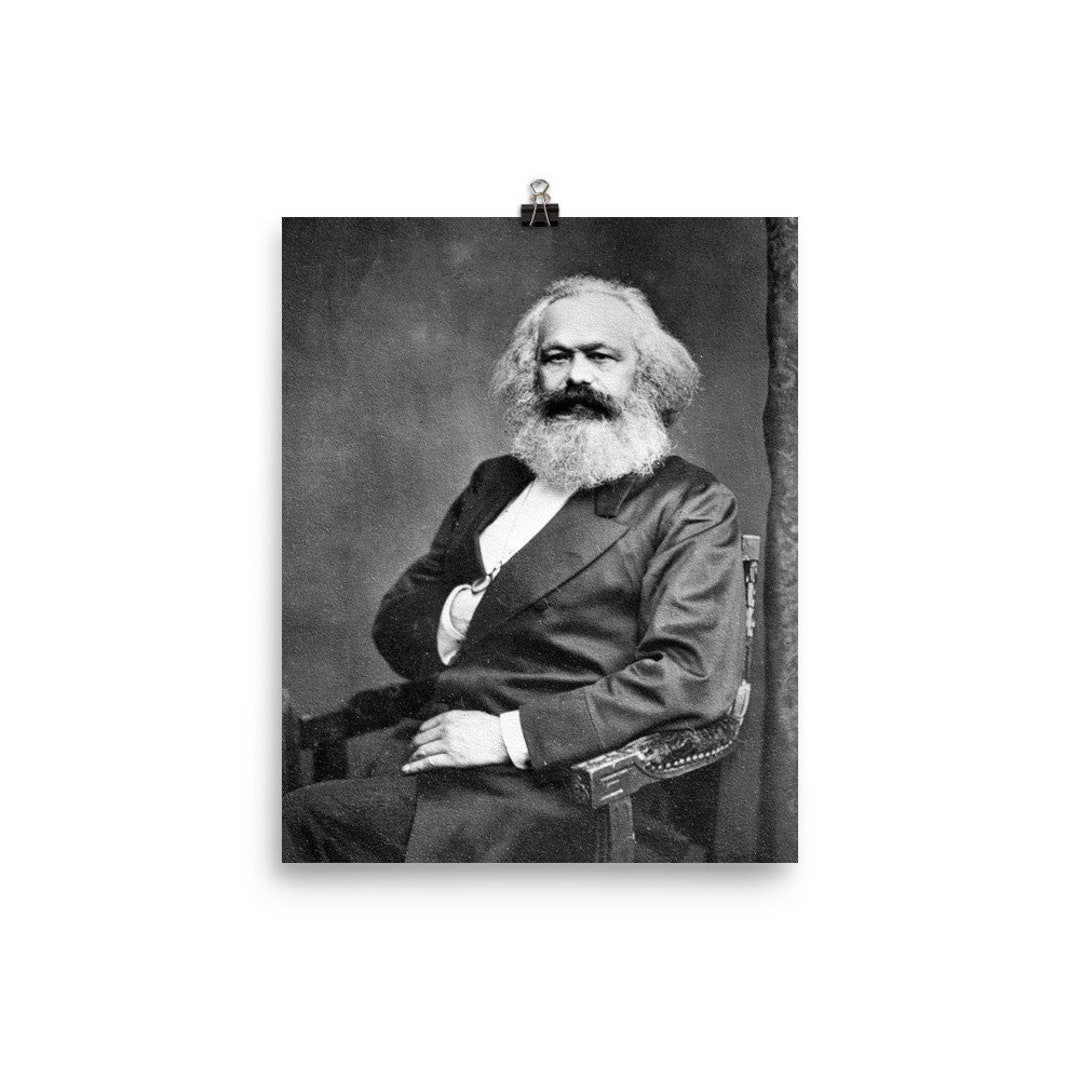 Karl Marx Print Poster - Etsy