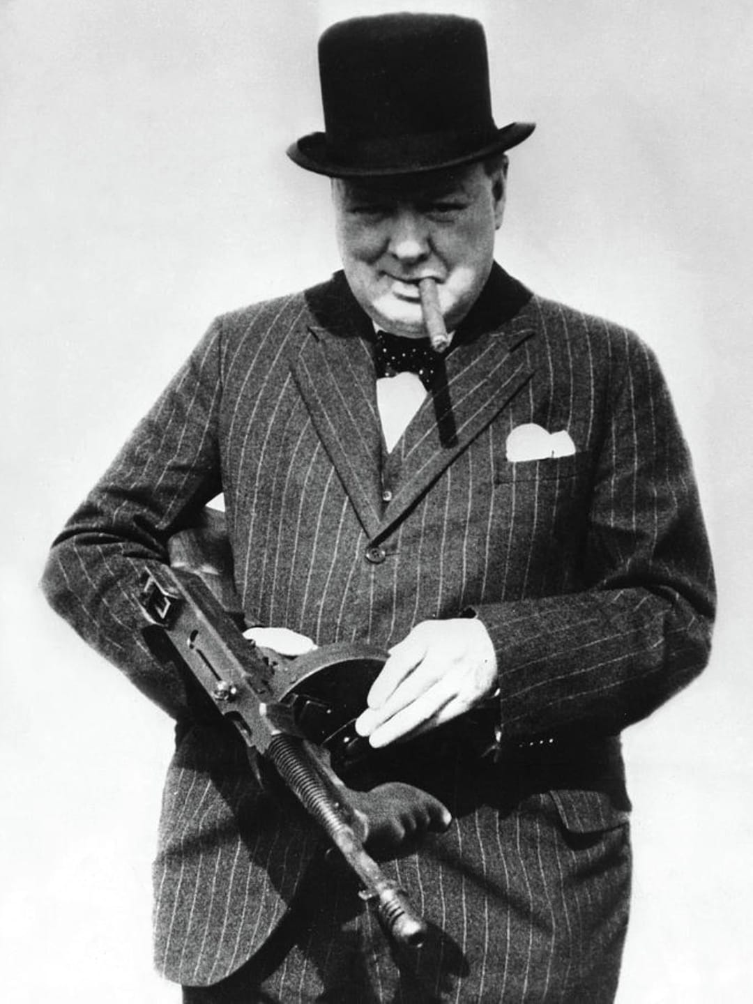 Winston Churchill With Tommy Gun Print Poster - Etsy Winston Churchill With Tommy Gun Print Poster - Etsy