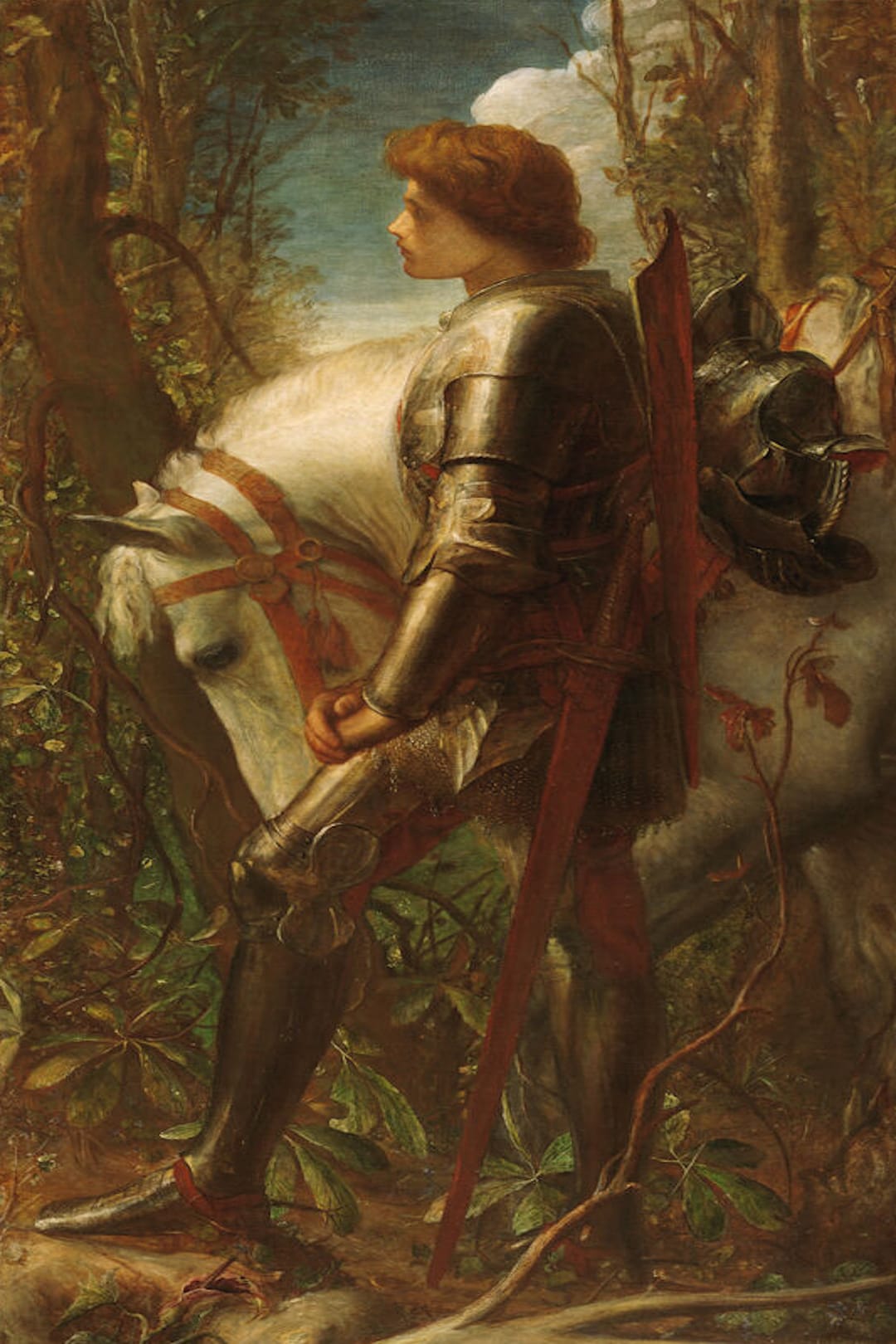 George Frederic Watts - Sir Galahad Print Poster - Etsy