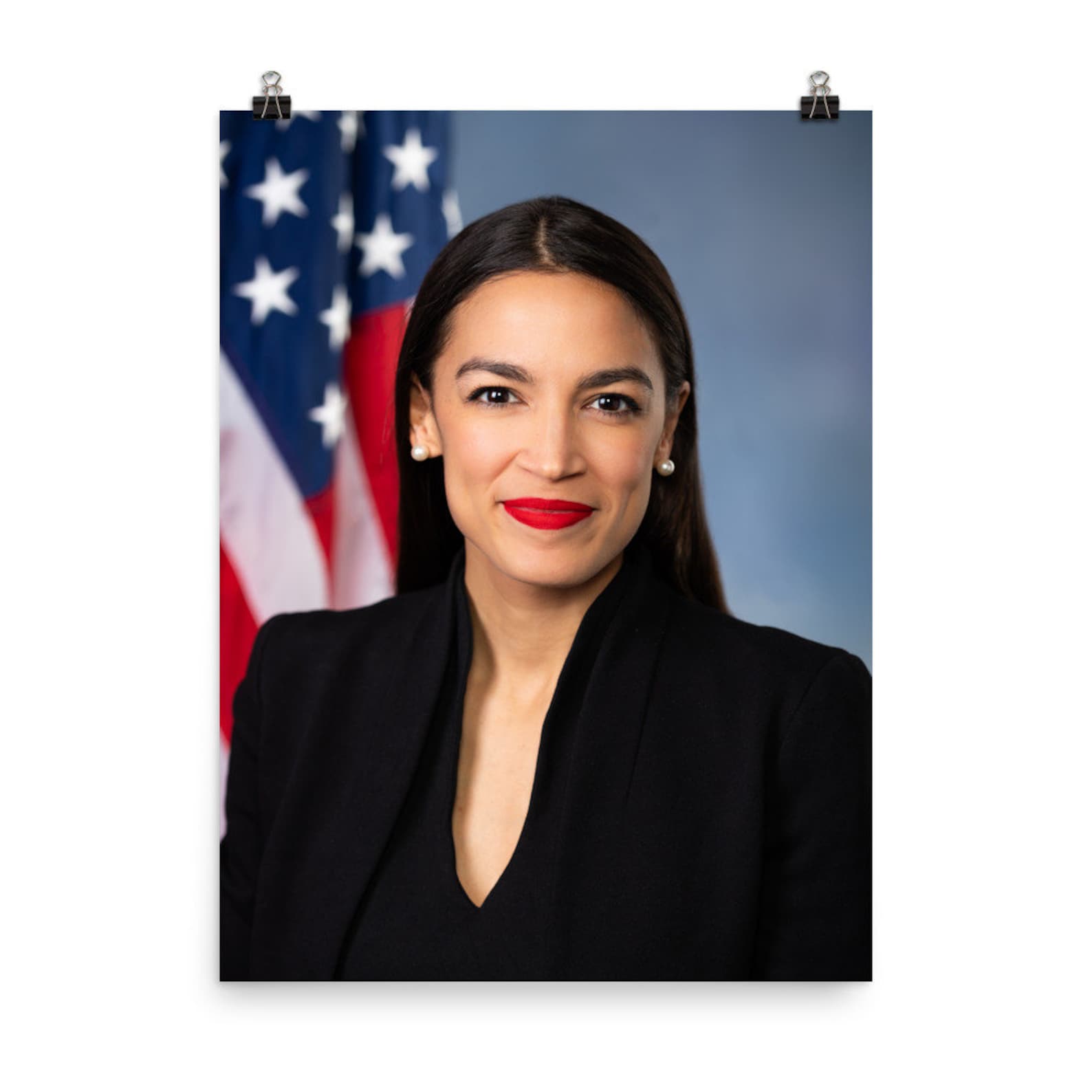 Buy Rep Alexandria Ocasio Cortez AOC Official Portrait Print Online in ...