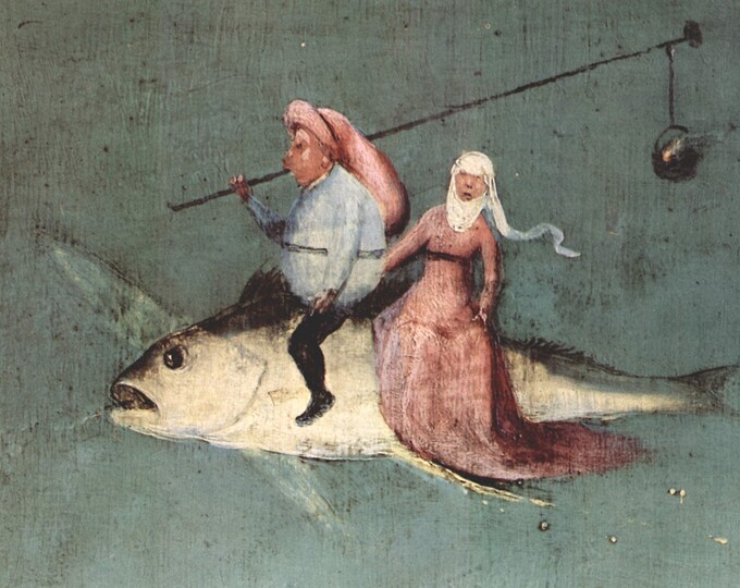 The Temptation of Saint Anthony Flying Fish Hieronymus Bosch Print ...