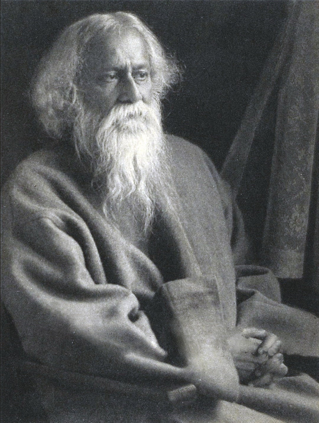 Rabindranath Tagor Portrait Print Poster - Etsy