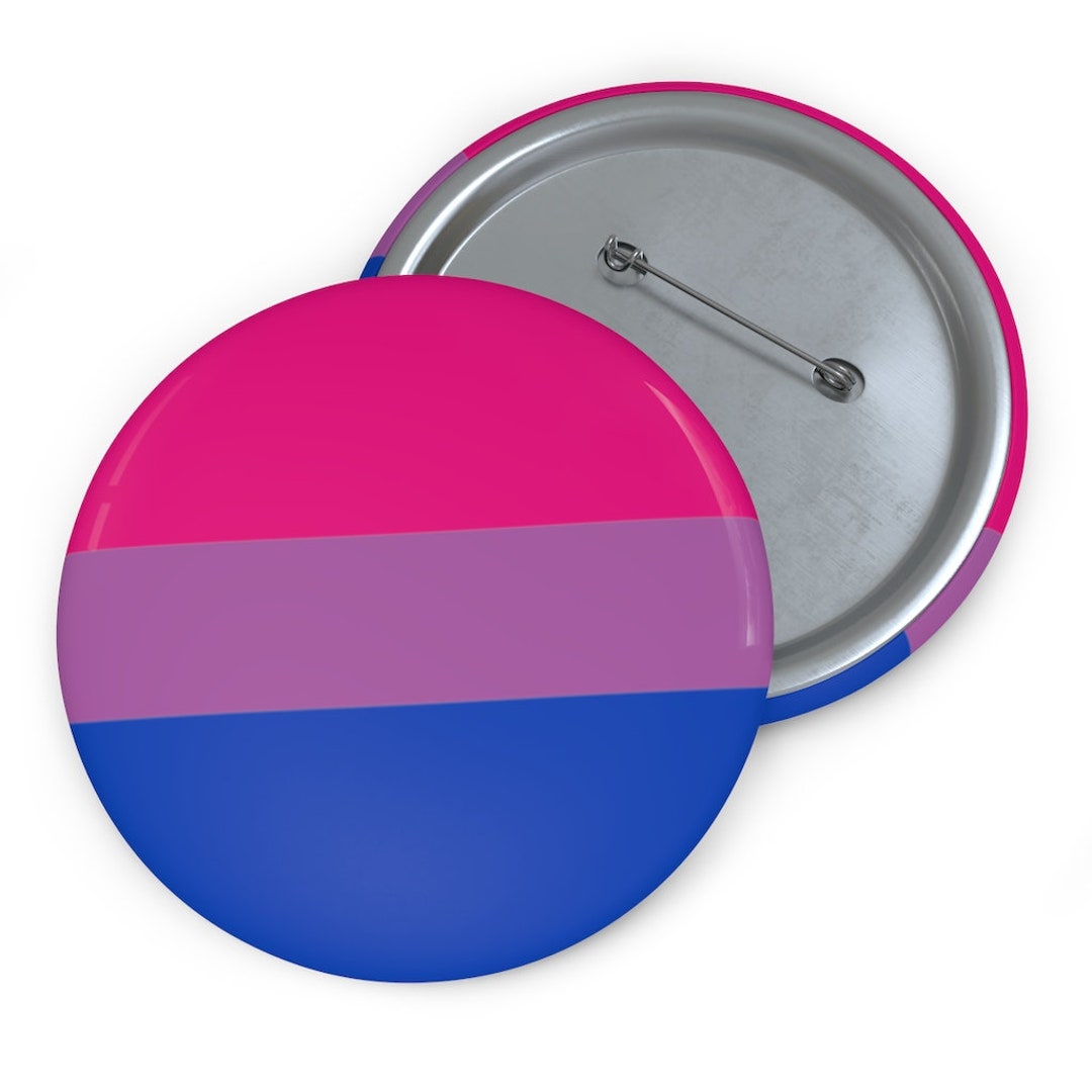 Bisexual Pride Flag Pin Button - Etsy