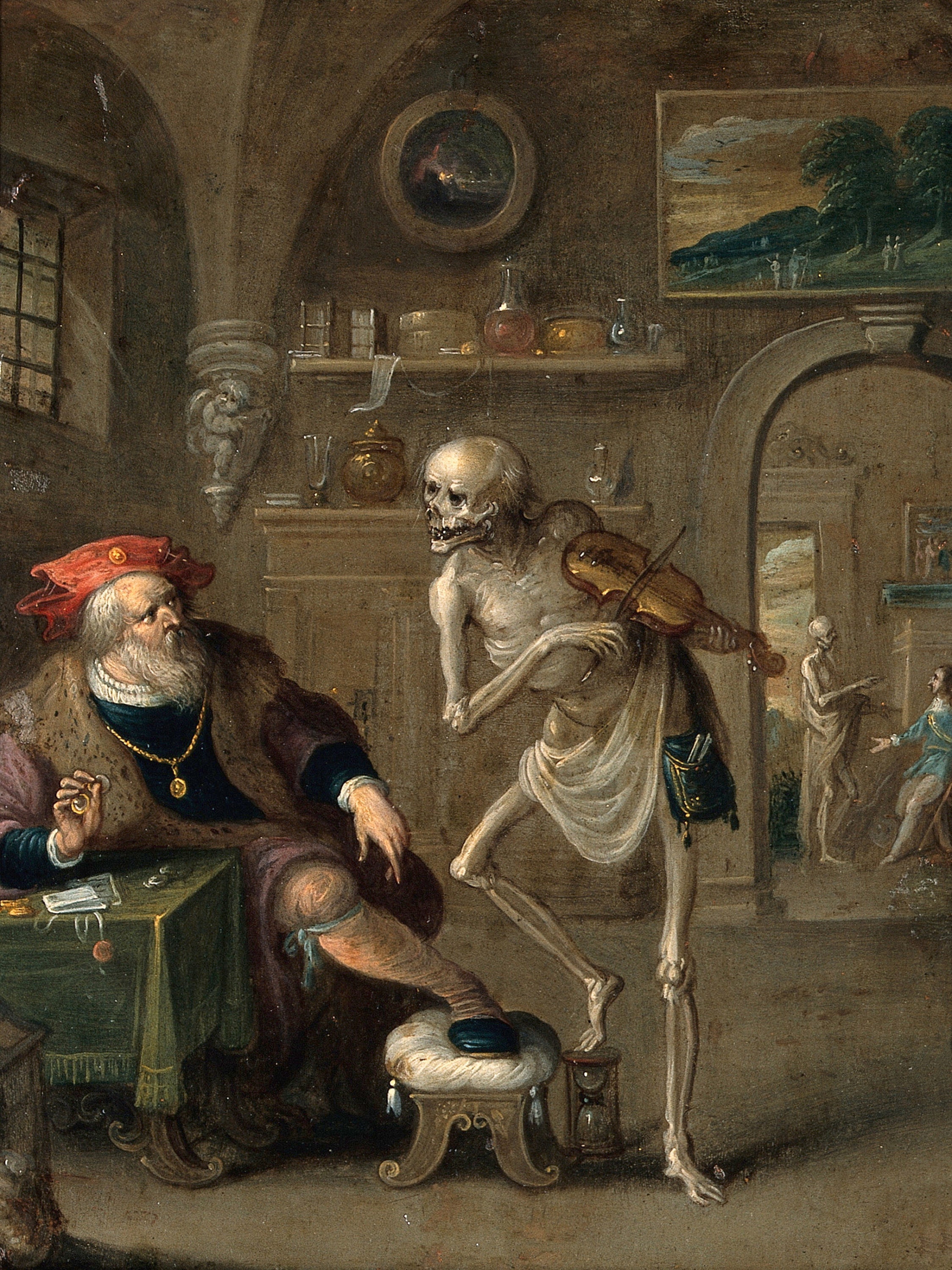Death and the Miser Frans Francken Print Poster - Etsy UK