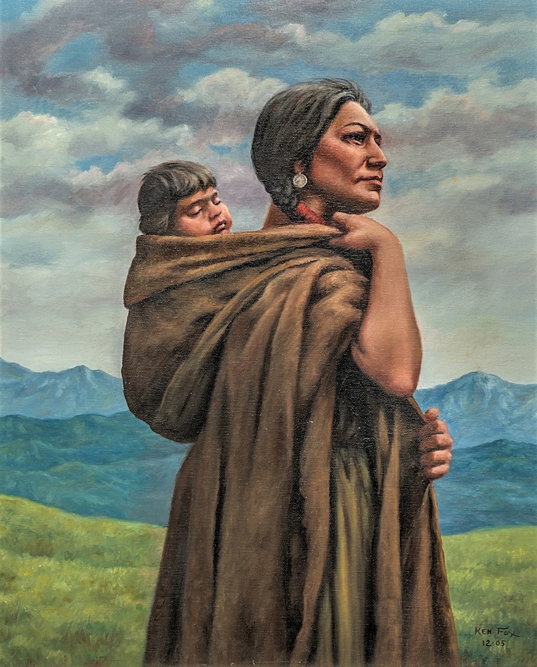 Portrait of Sacagawea Print Poster - Etsy