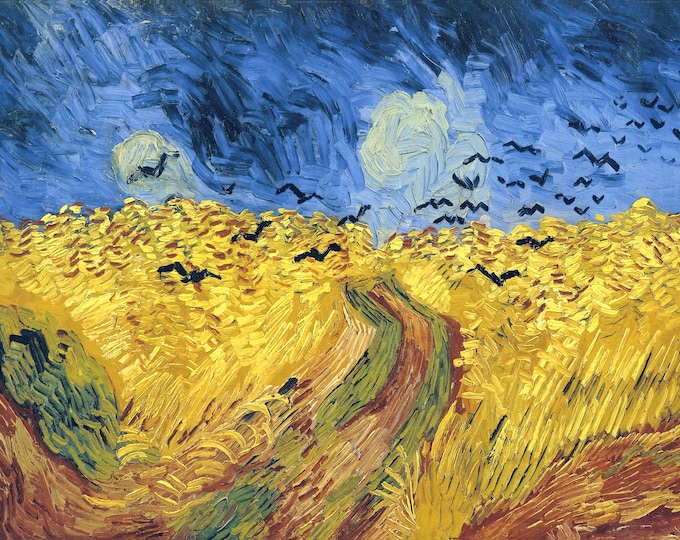 Wheatfield With Crows 1890 Painting by Vincent Van Gogh - Etsy