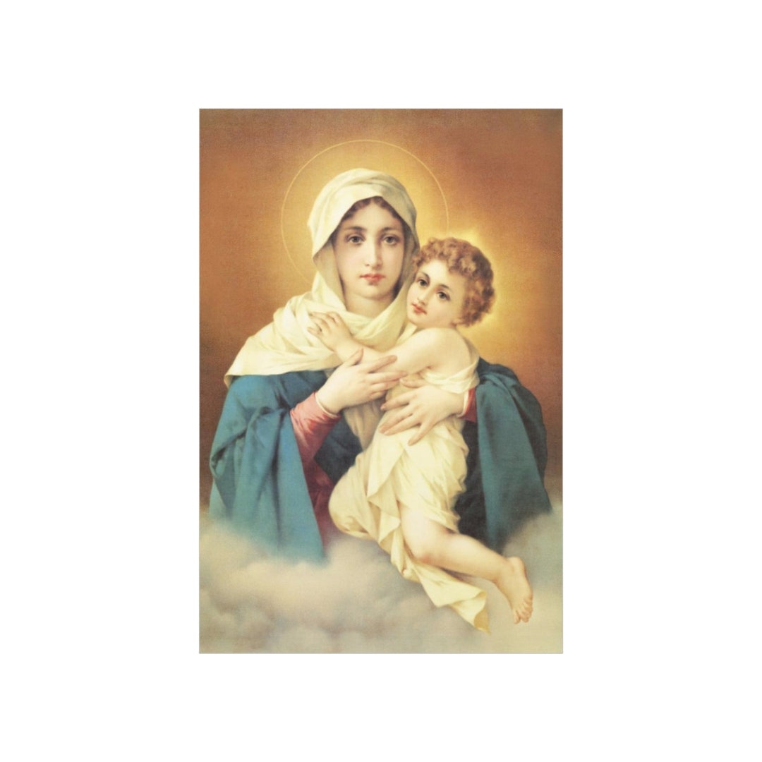 Our Lady of Grace Memorare Print Poster - Etsy