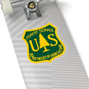 US Forest Service Shield Transparent Sticker - Etsy