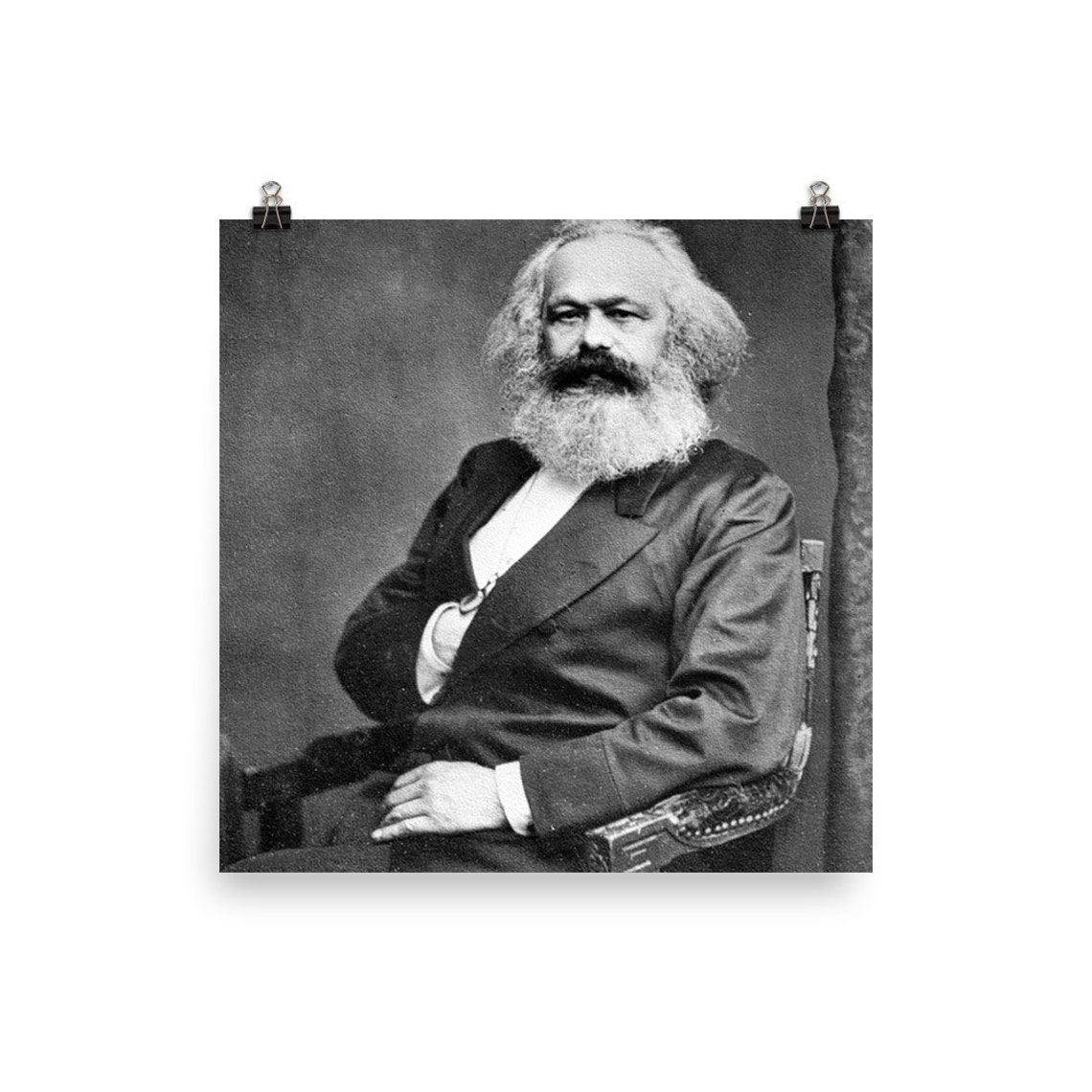 Karl Marx Print Poster - Etsy