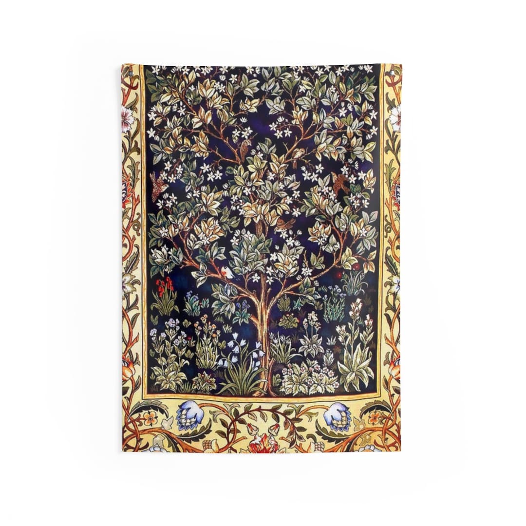 Tree of Life William Morris 26X36 Wall Tapestry - Etsy