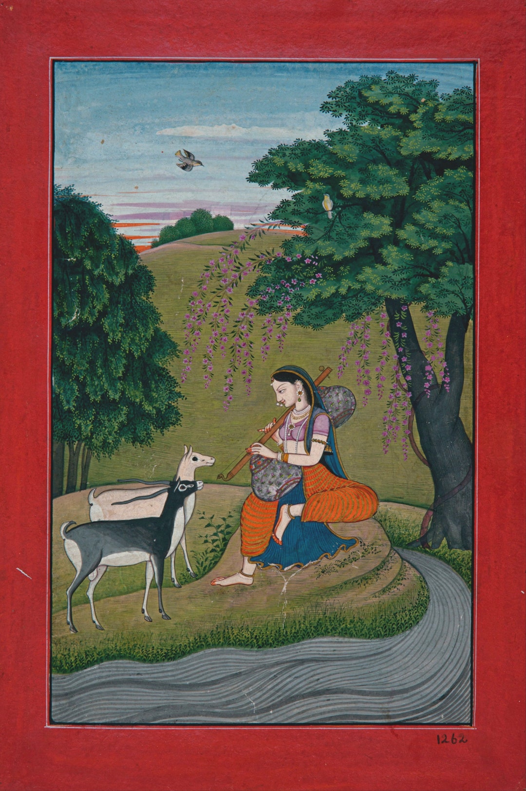 Ragamala Painting - Ragini Todi Print Poster - Etsy