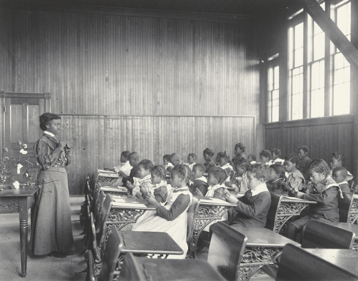 African American Students and Teacher Photography 1899-1900 - Etsy
