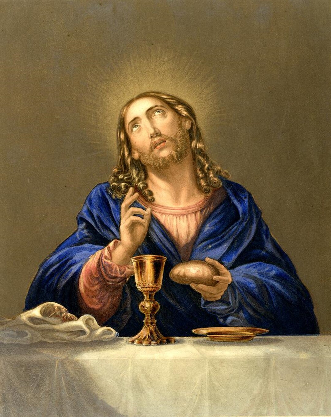 Holy Spirit Collage Kitsch Jesus Christ Painting Print Poster - Etsy