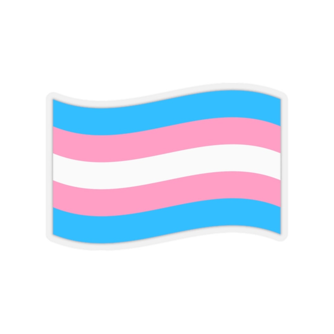 Transgender Flag Sticker - Etsy