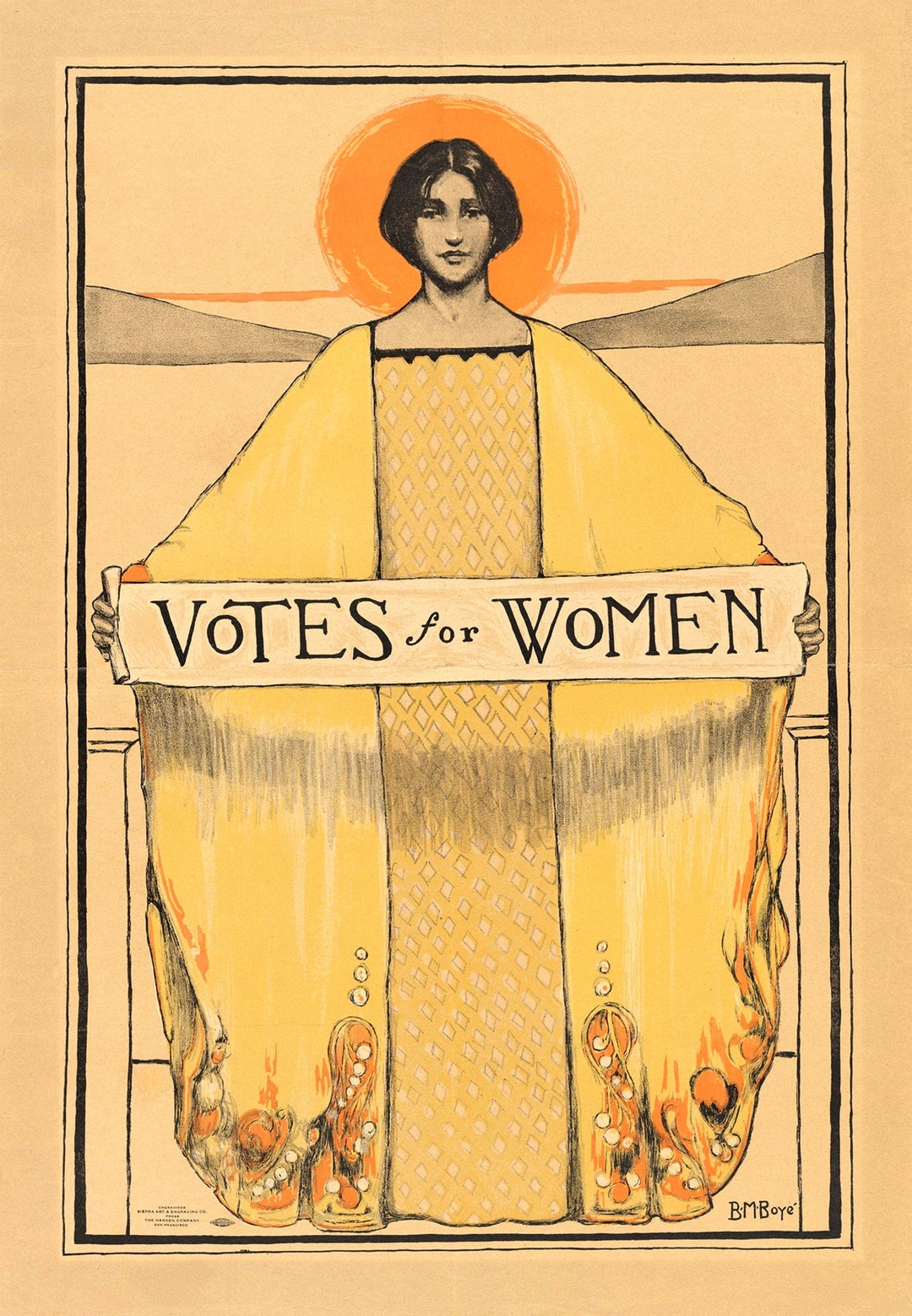 Votes for Women - Suffrage Movement 1913 Print Poster - Etsy