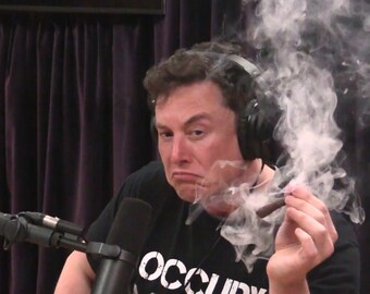 Elon Musk Smoking - Etsy