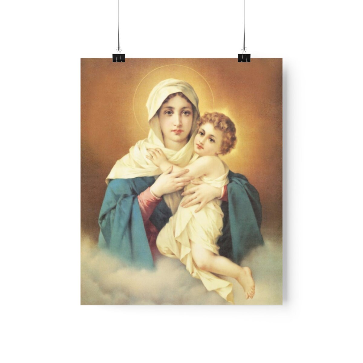 Our Lady of Grace Memorare Print Poster - Etsy