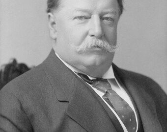 Print: William Howard Taft, Portrait, Seated, 1907 - Etsy