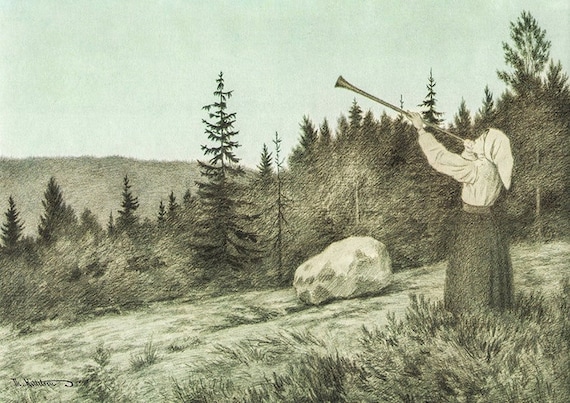 Tatuaggio Di Theodor Kittelsen