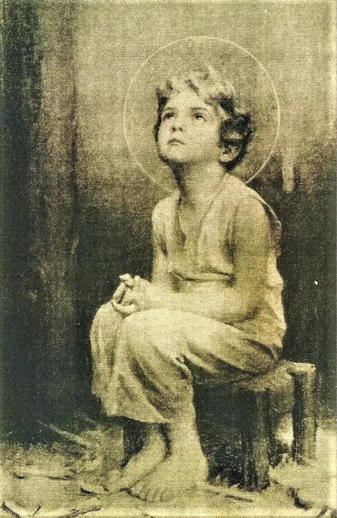 Jesus Christ as A Child Print Poster - Etsy