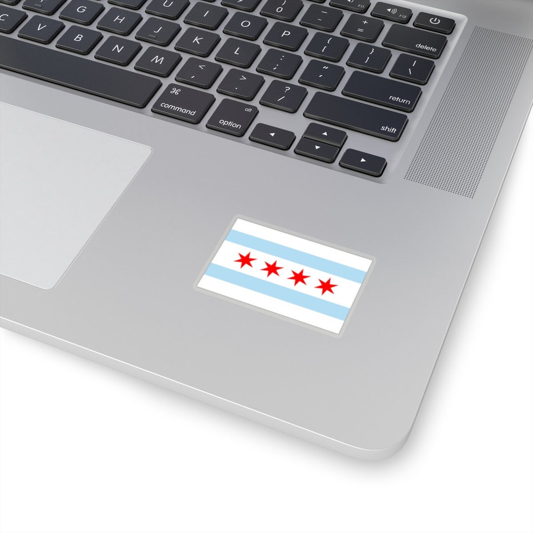 Chicago Flag Sticker - Etsy