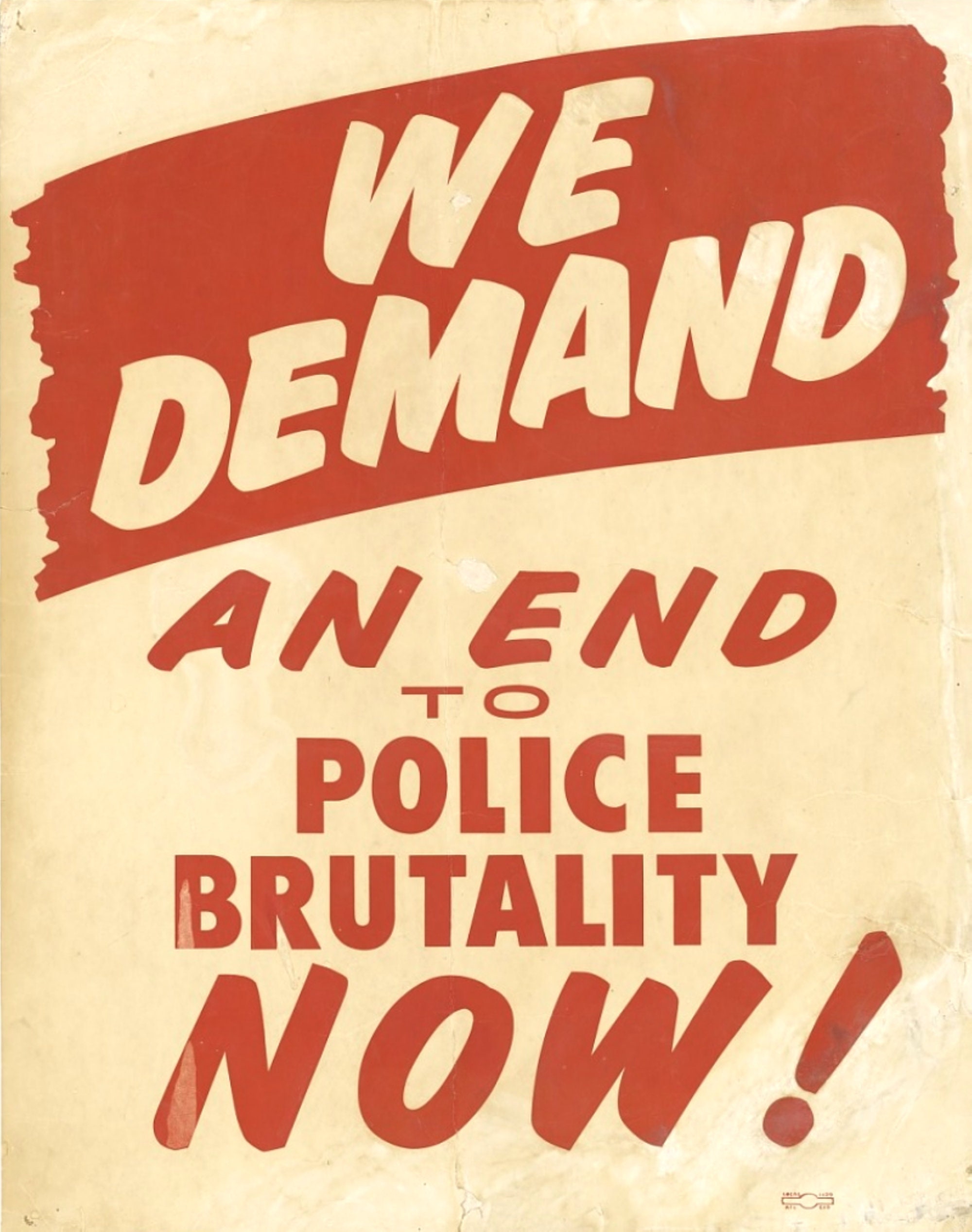 We Demand an End to Police Brutality Now! Civil Rights Vintage (high ...
