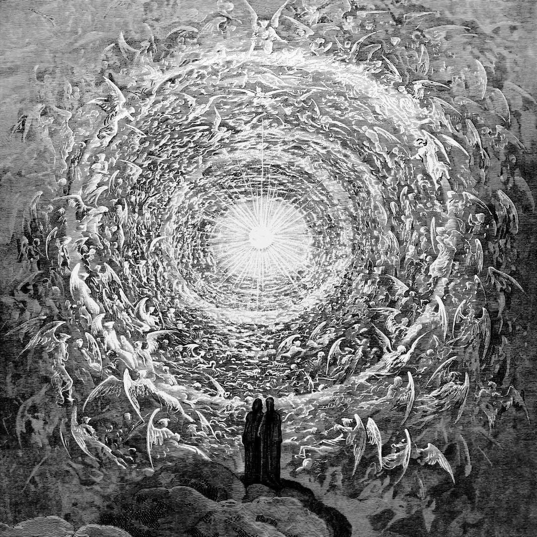 Gustave Dore - ( the White Rose ) Vision of the Empyrean - Divine ...