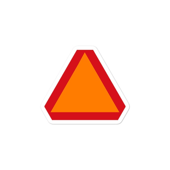 Slow Moving Vehicle Symbol Royalty Free Vector Image, 46% OFF