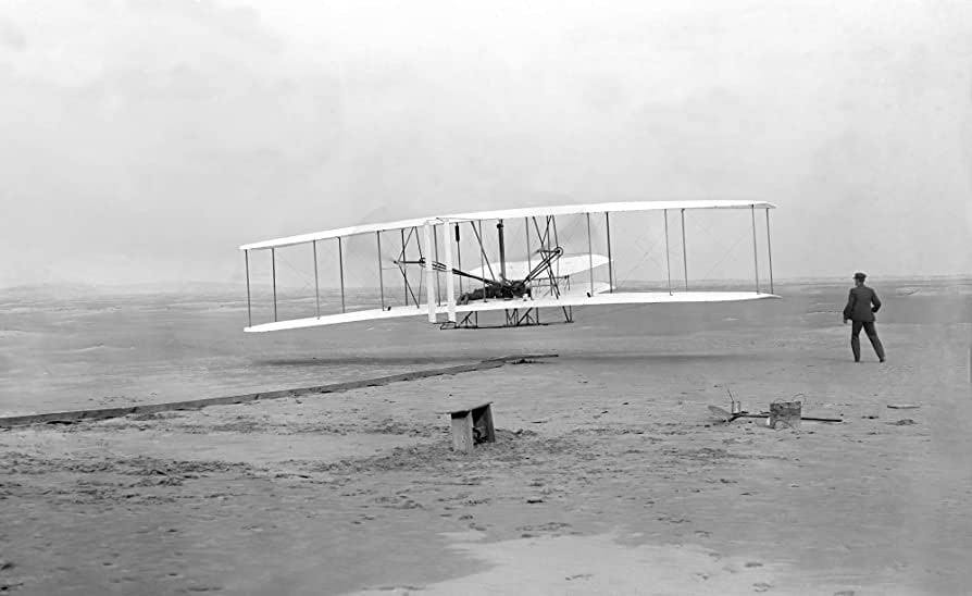 1903 Wright Brothers Famous First Flight Poster Aviation Poster ...