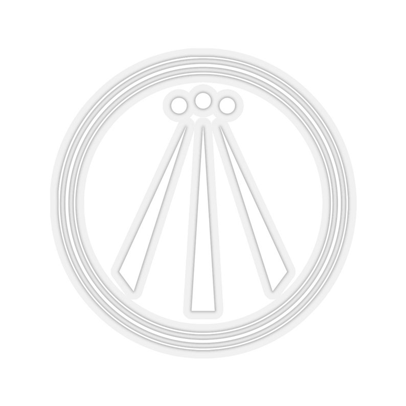 Awen Celtic Druid Symbol Pagan Neo Druid Sticker | Etsy