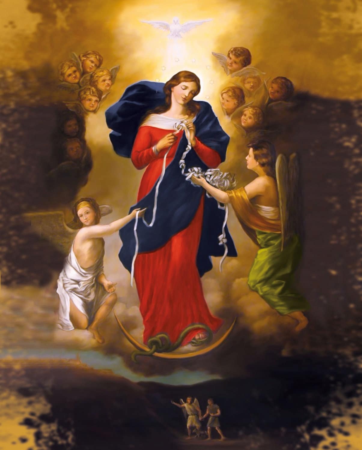 Our Lady Undoer of Knots Portrait Print Poster - Etsy