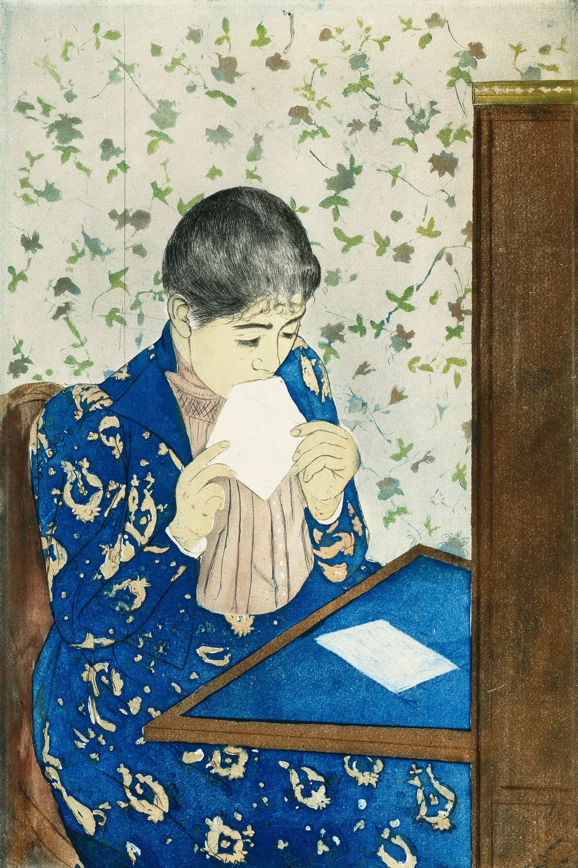 La carta de Mary Cassatt Imprimir póster - Etsy México