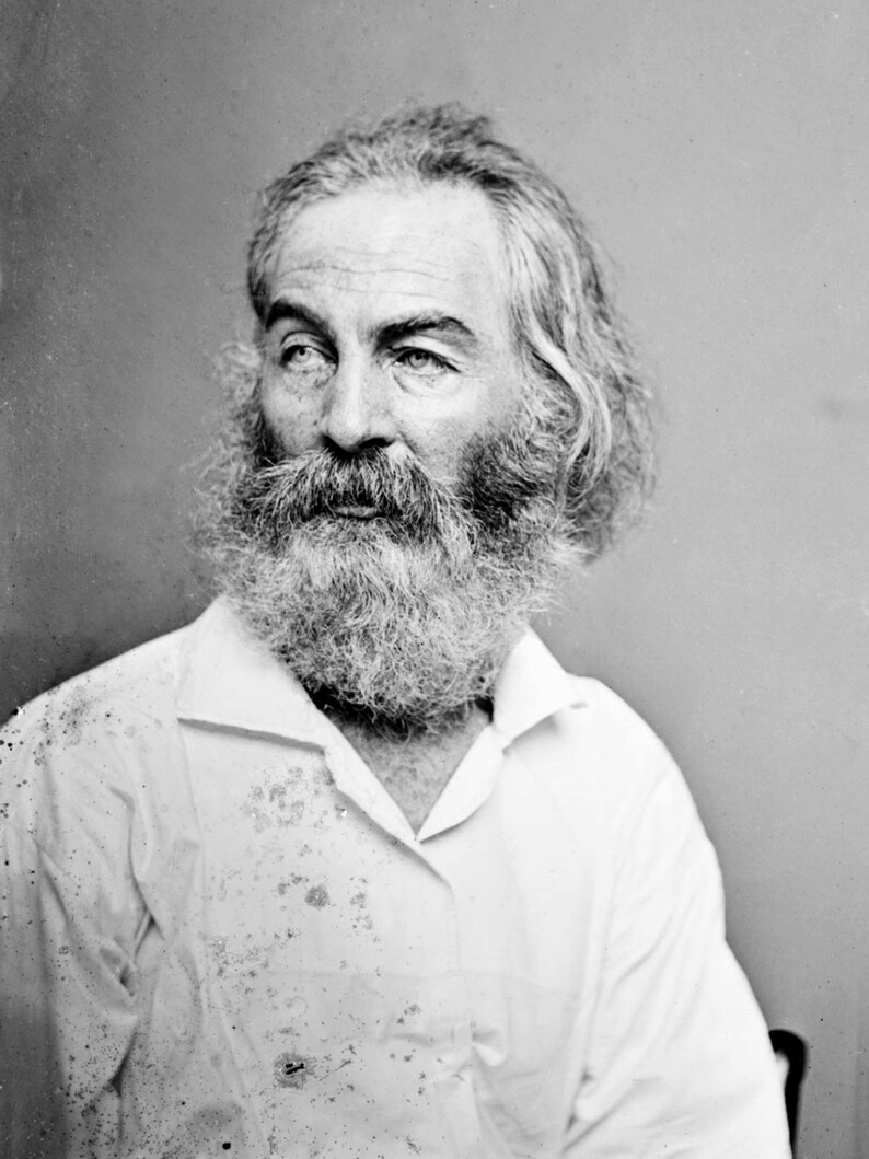 Walt Whitman Print Poster - Etsy