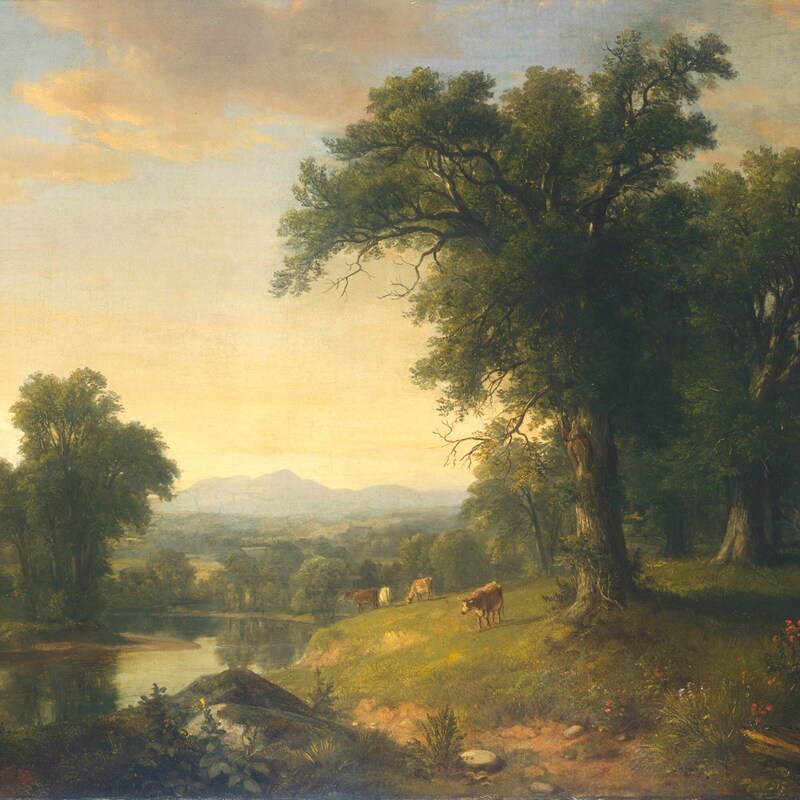 Pastoral Scene - Etsy