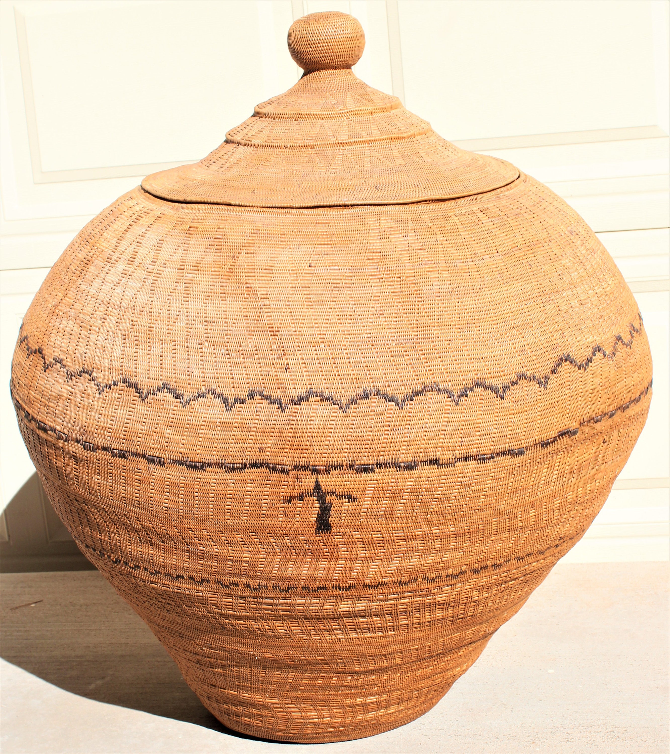 Gorgeous Super-sized Indonesian Ata Basket With Lid From Bali - Etsy