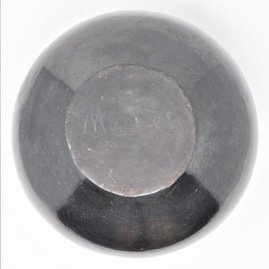 Truly Magnificent Large Signed Maria Martinez Black Pot From the 1920s ...