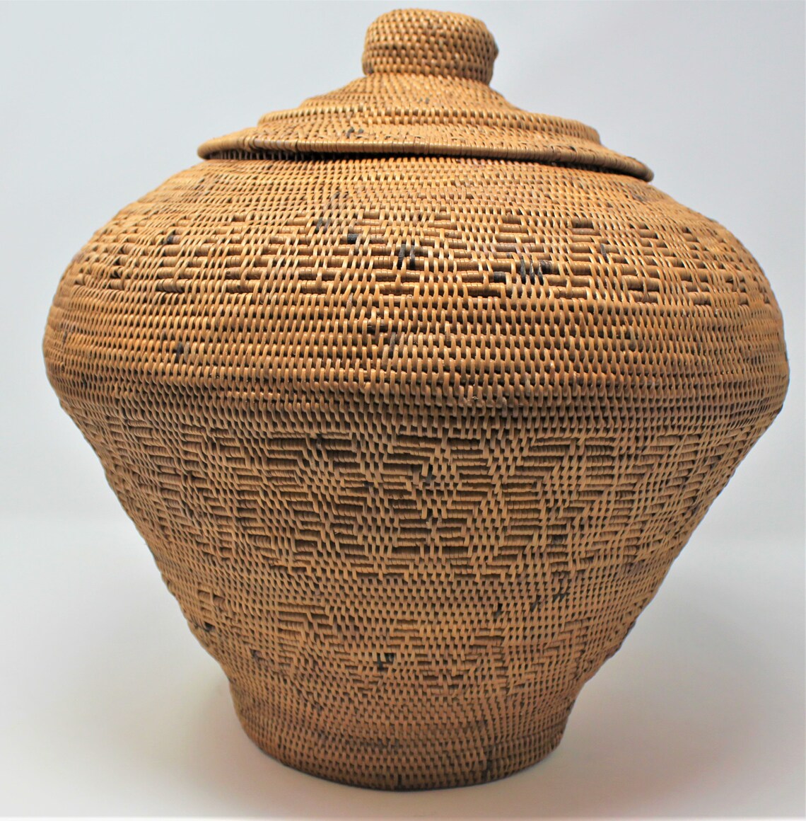 Beautiful Large Vintage Tenganan Balinese Basket With Lid - Etsy
