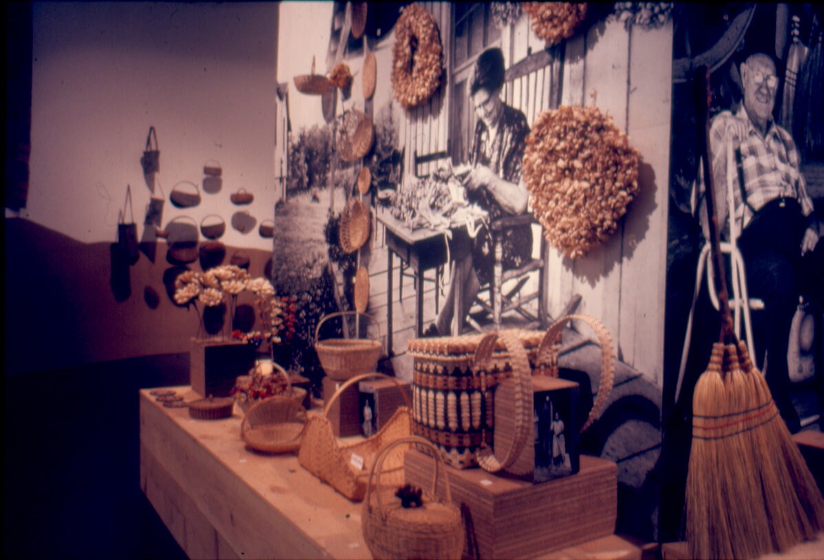 Two Vintage Broom Art Pieces Including Friendswood Broom by Ralph Gates ...