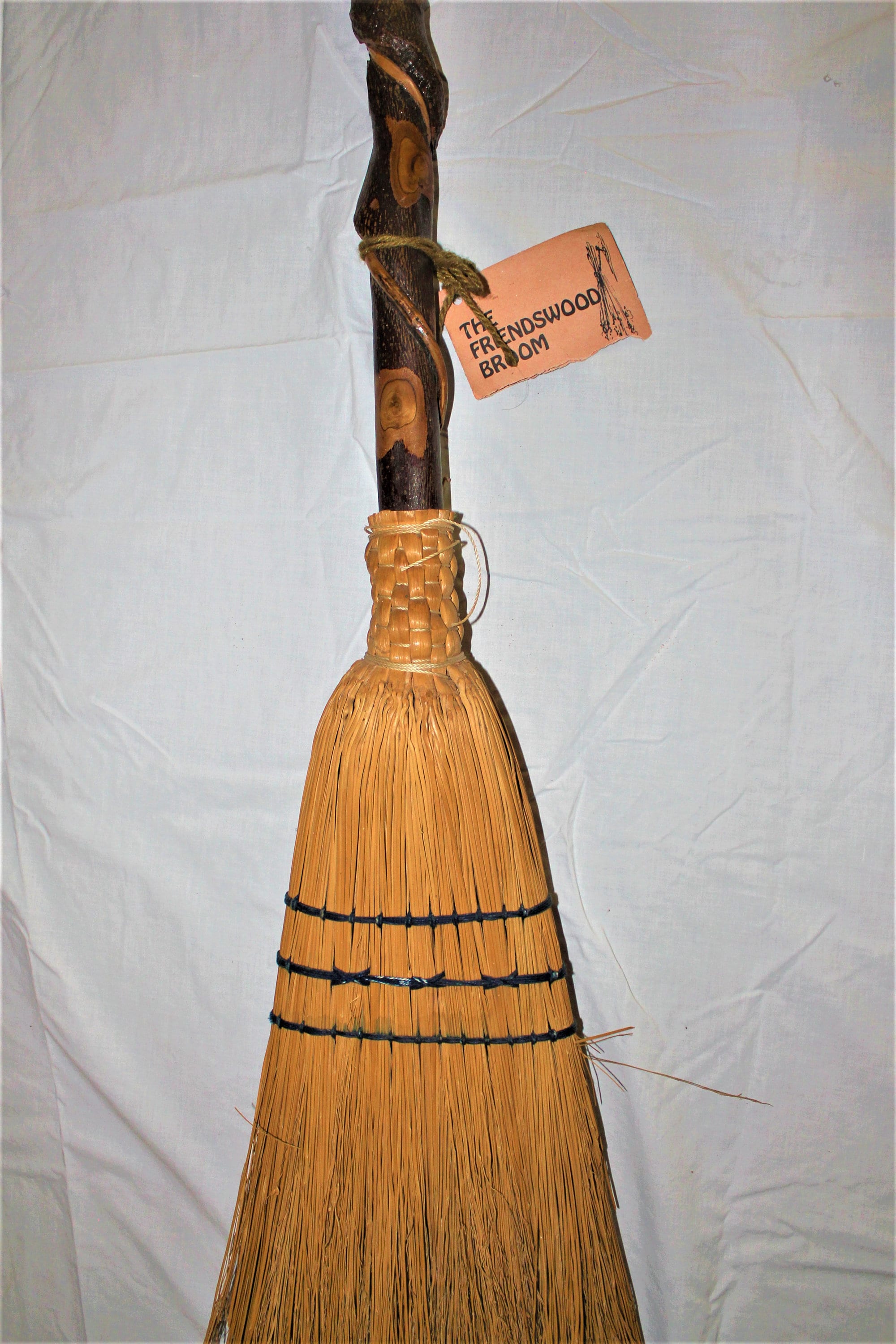 Two Vintage Broom Art Pieces Including Friendswood Broom by Ralph Gates ...