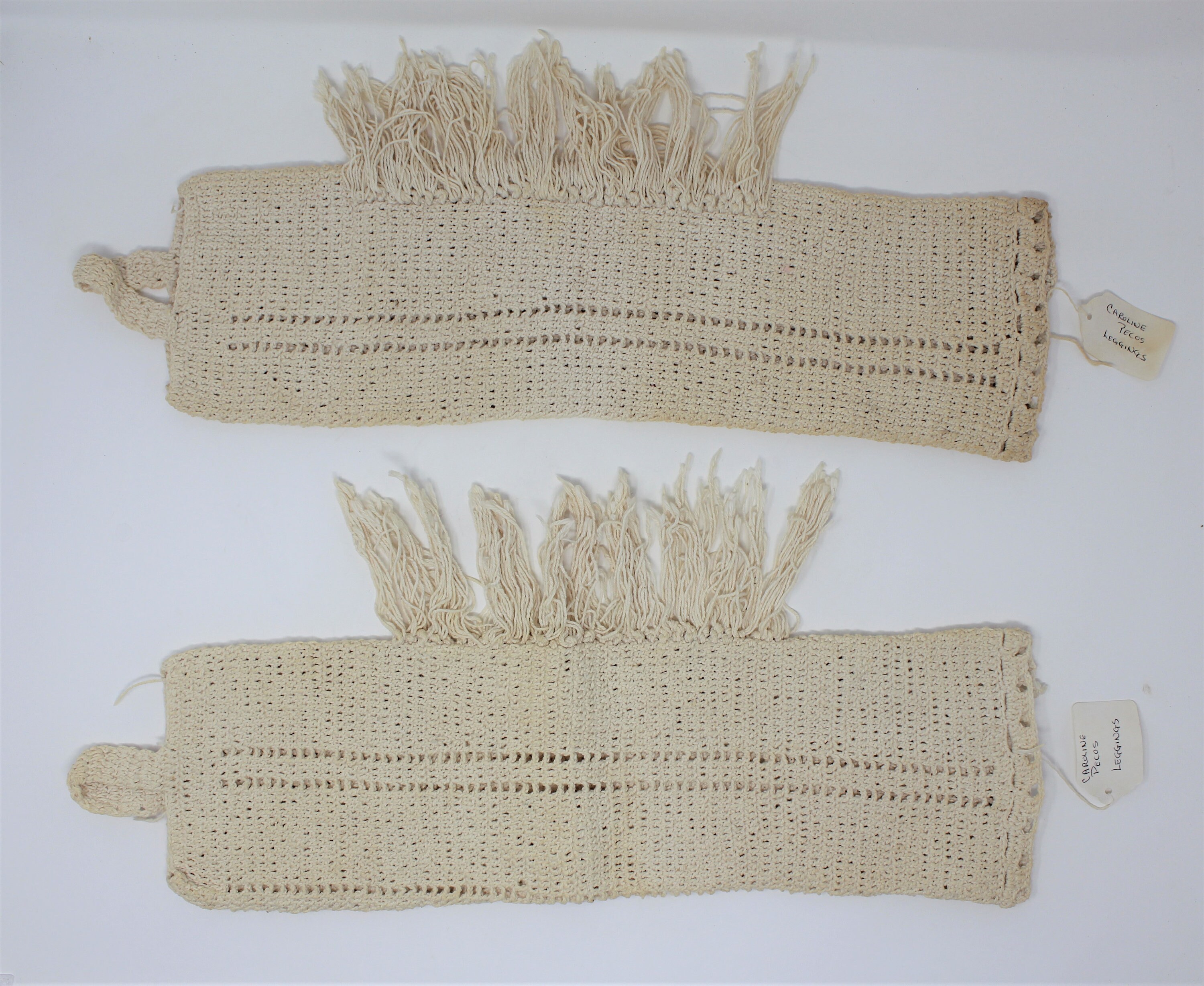 Rare Hand Crocheted Pueblo Indian Cotton Leggings by Caroline Pecos - Etsy